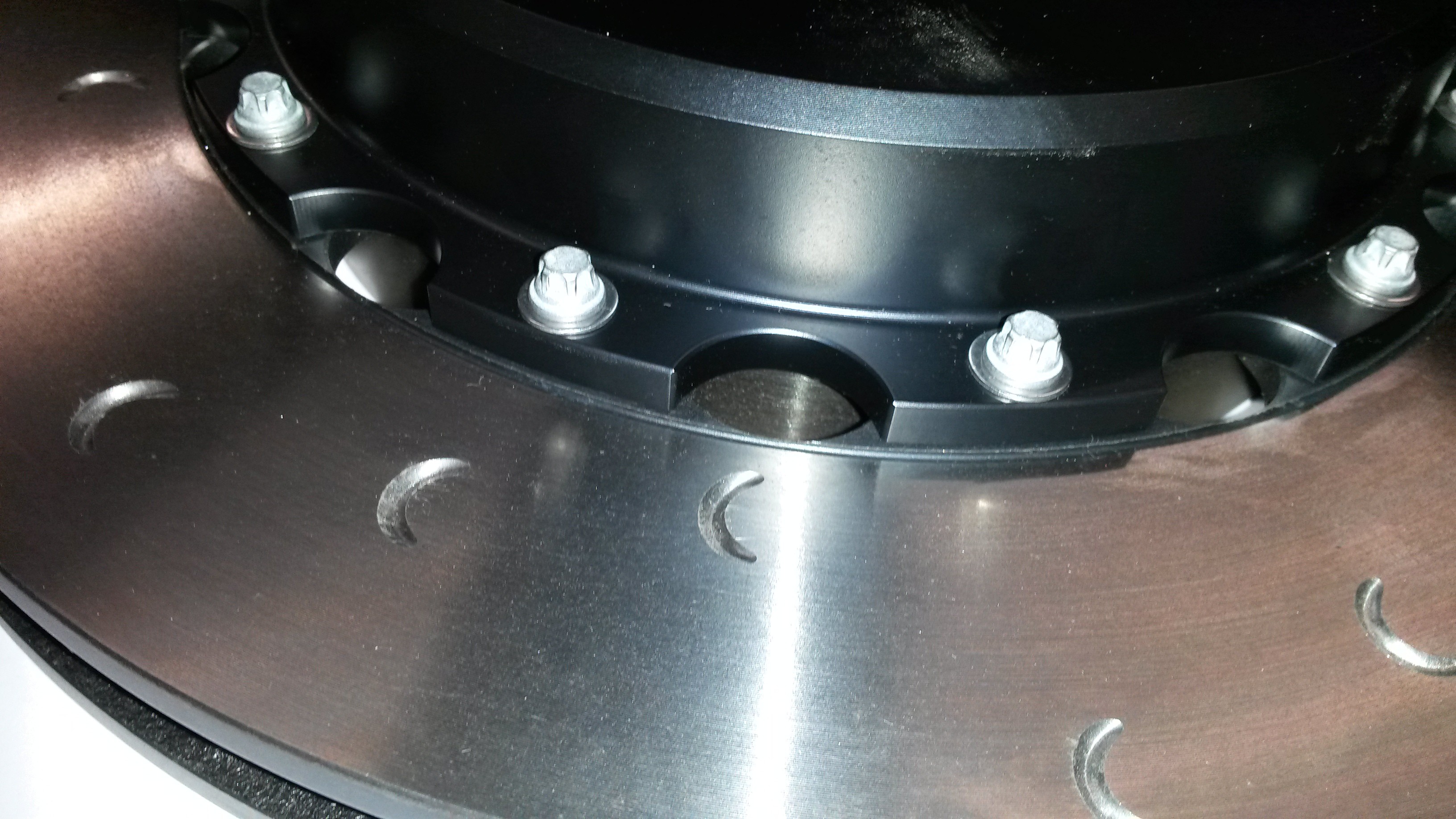 Evora 400, 410 and 430 Alcon 350mm Brake Discs (Rear) with separate ...