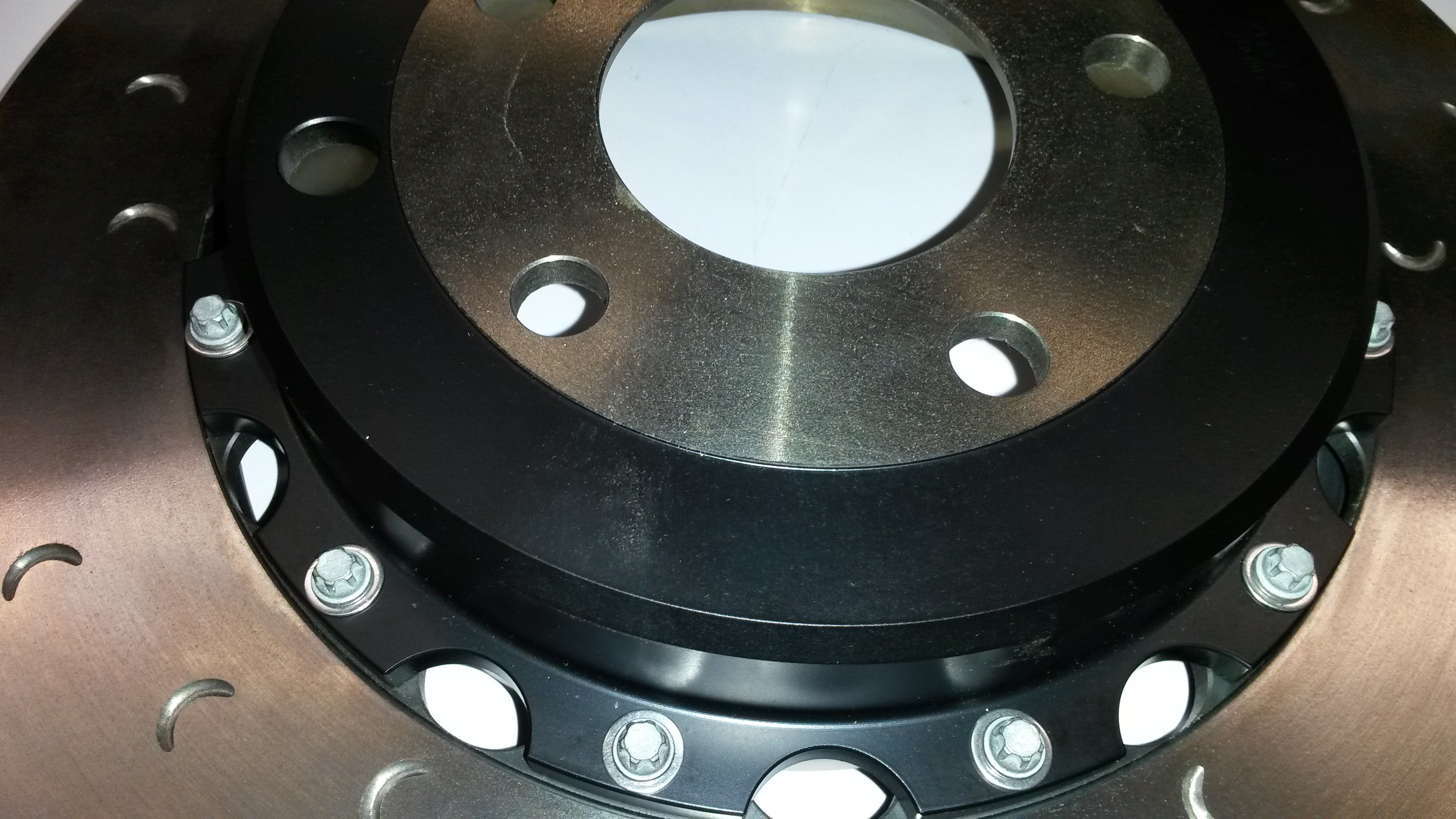 Exige V6 Alcon 332 mm Brake Discs (Rear) with serarate bell (2piece ...