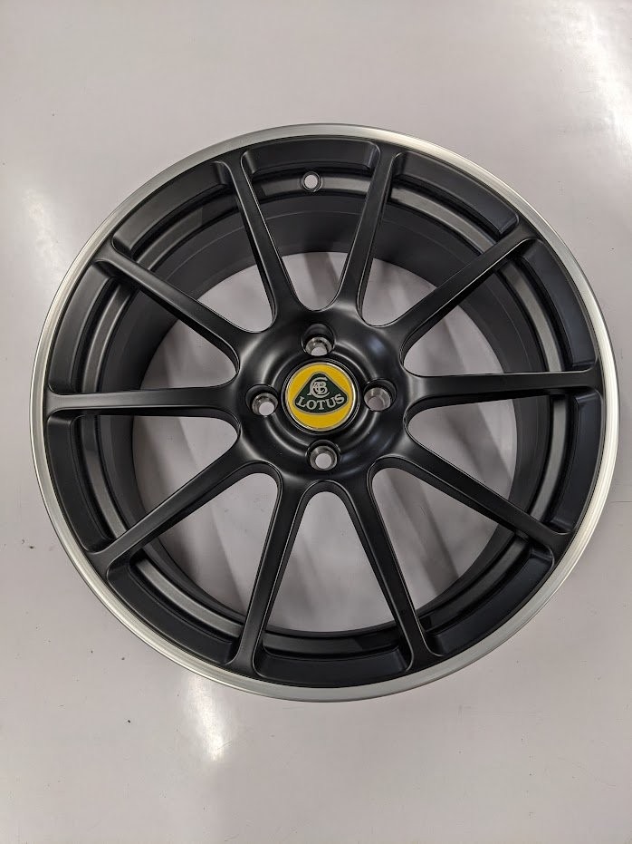 Elise S3 17.5MY Forged Rear Wheel - Diamond Cut Rim Edge