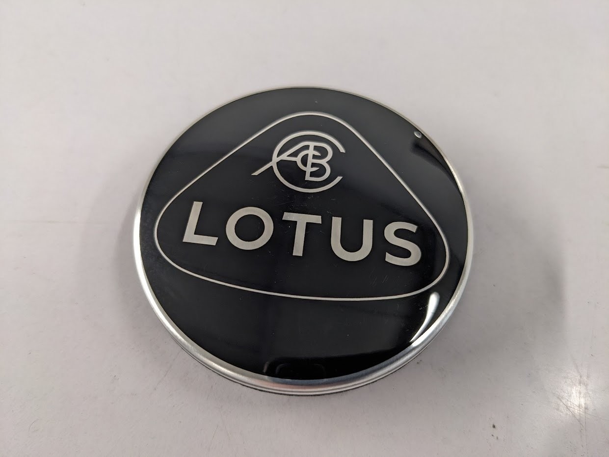 2022 onwards Lotus Wheel Centre Cap For Forged Wheels (Black and Silver)